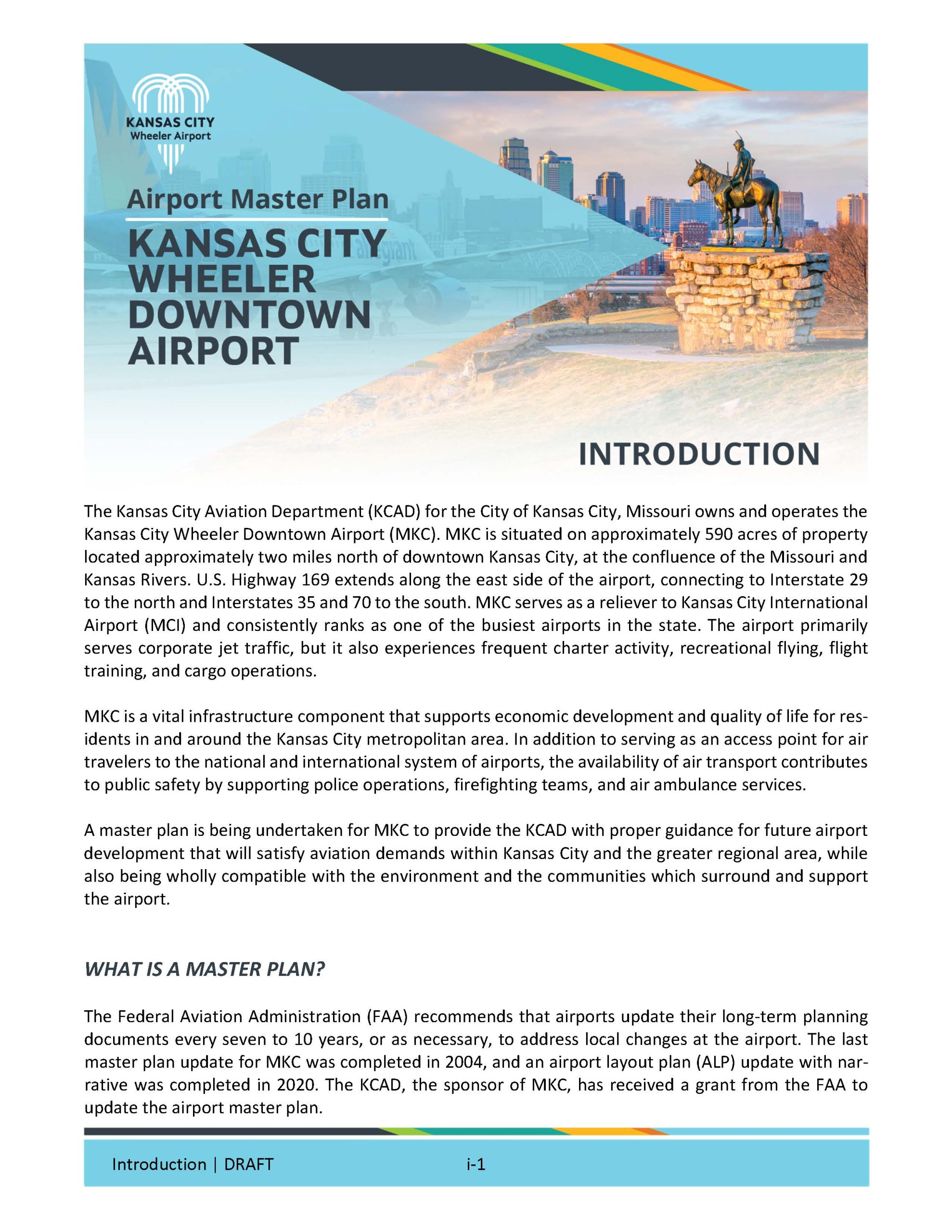 Master Plan Documents - Kansas City Wheeler Downtown Airport (MKC ...
